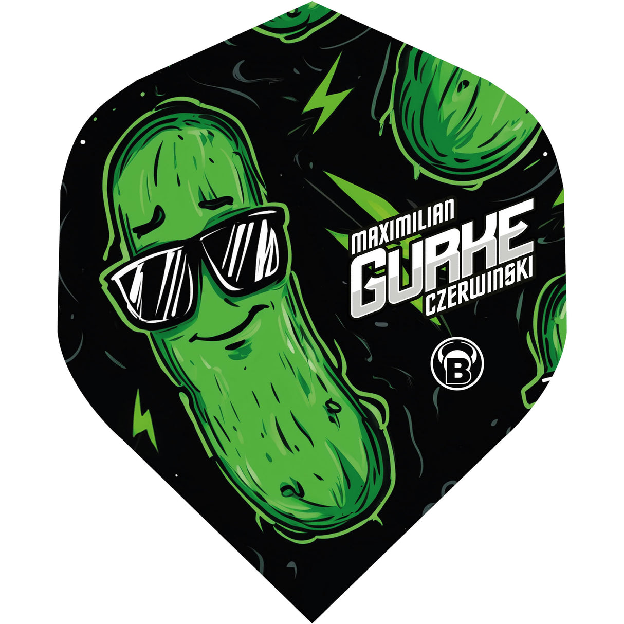 BULL'S Metrixx Dart Flights - 150 Mikron - Standard No2 - Max Czerwins