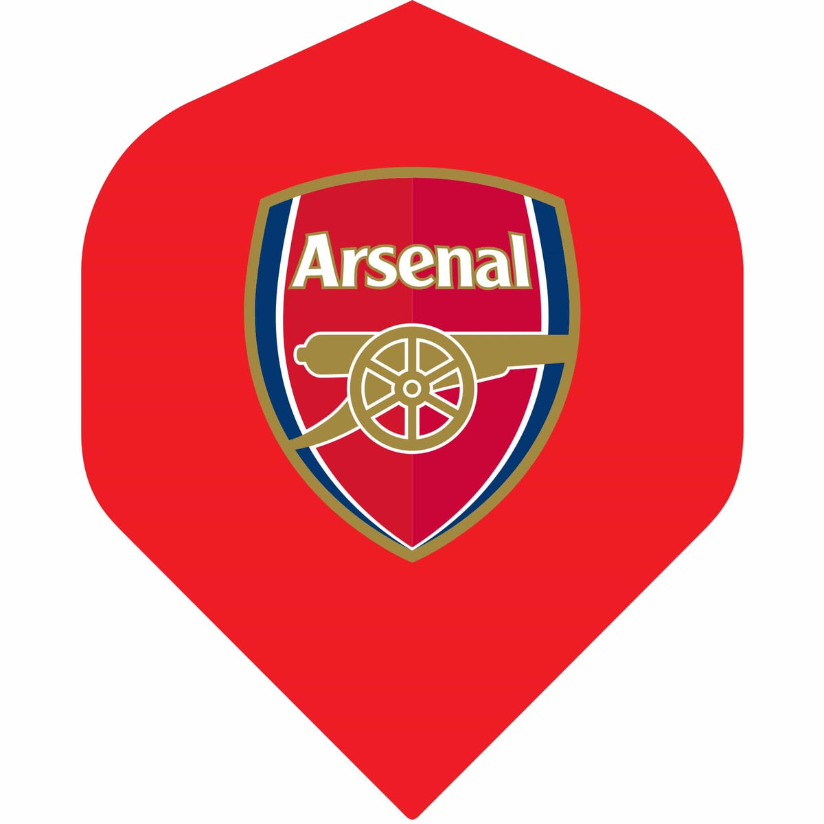 Arsenal FC Dart Flights - Official Licensed - No2 - Std - The Gunners
