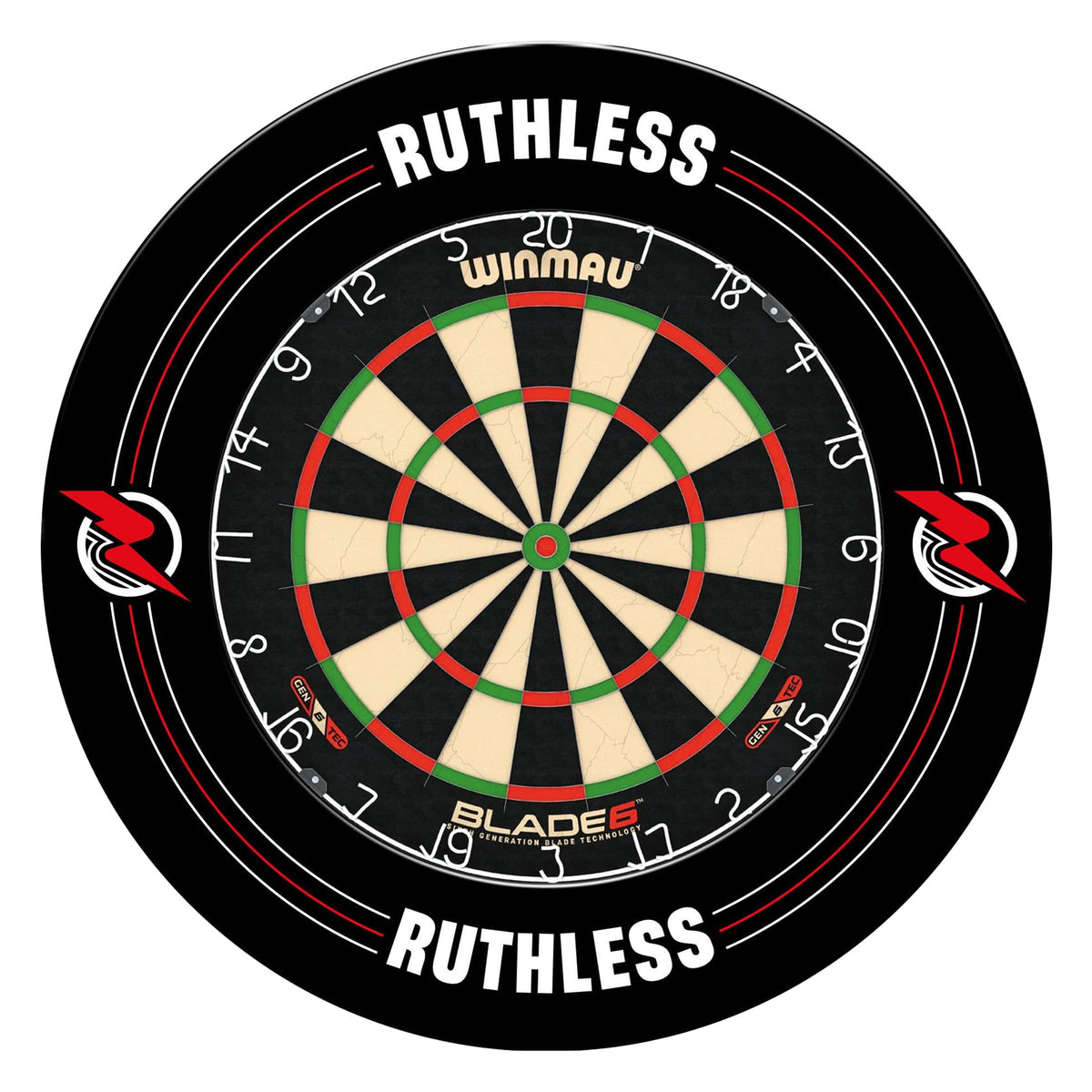 Winmau Blade 6 Dartboard with Surround - Professional - with Rota Lock