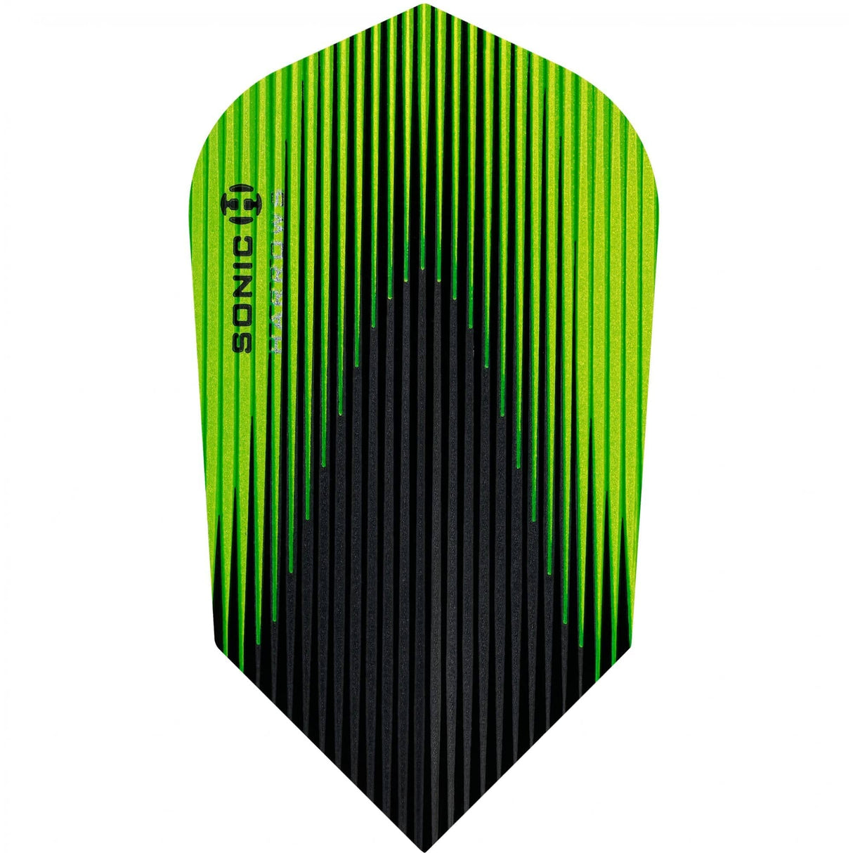 Harrows Sonic X Dart Flights - Slim Shape - Sonic-X - Grün - 100 Sets