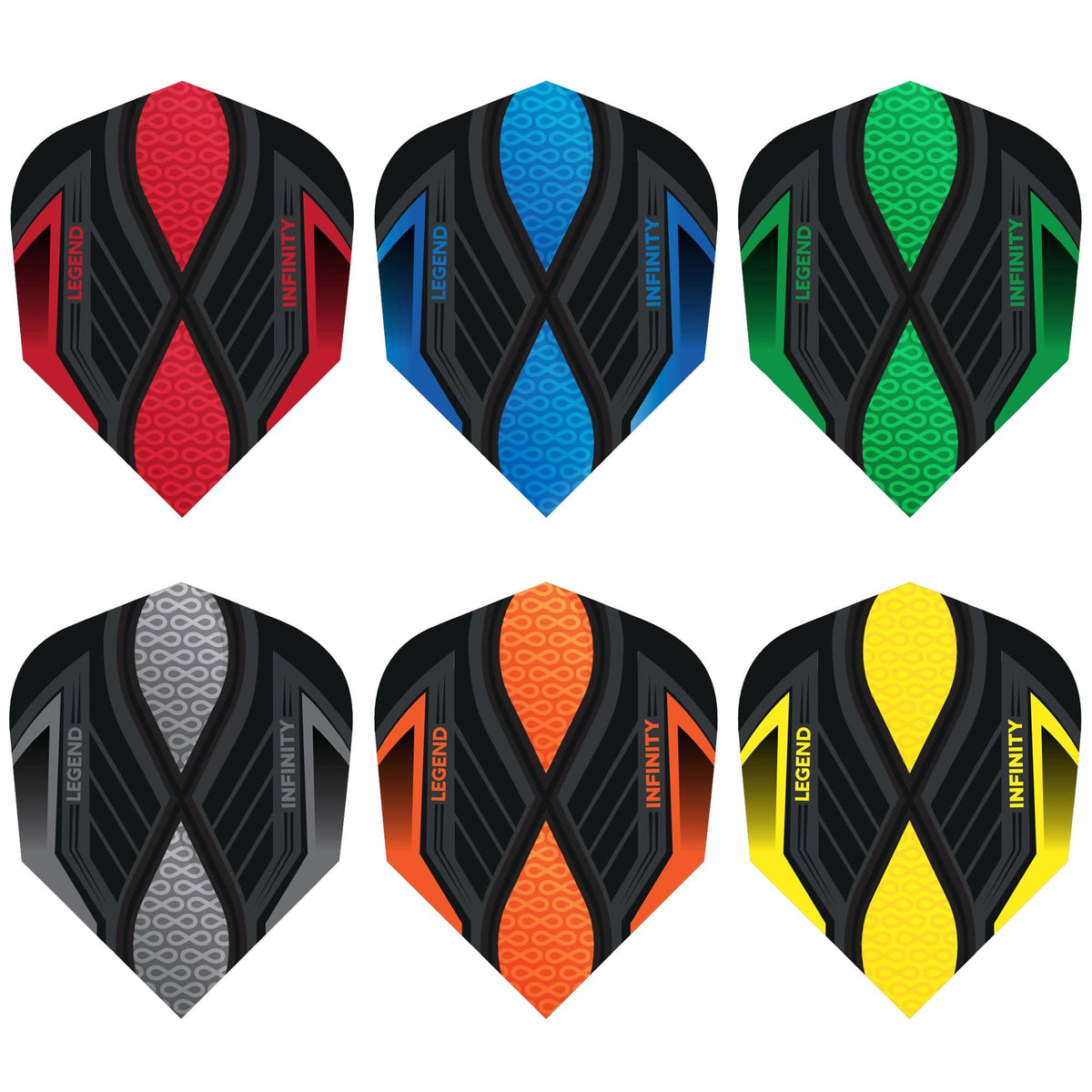 *Legend Infinity Dart Flights – 100 Mikron – Nr. 2 – Standard
