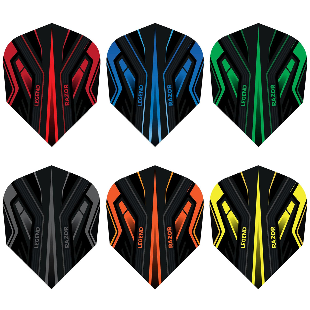 *Legend Razor Dart Flights – 100 Mikron – Nr. 2 – Standard