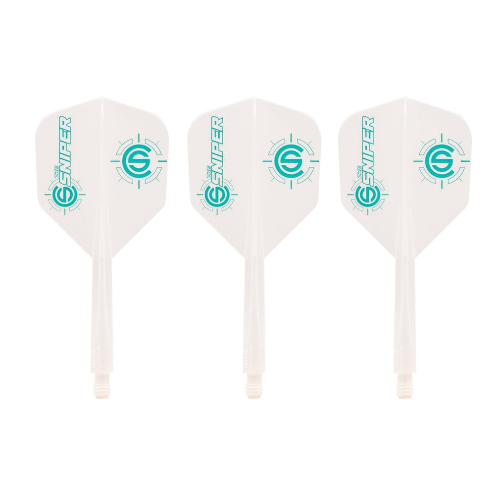 *Condor AXE Dart Flights - Klein - Connor Scutt - The Sniper - Weiß