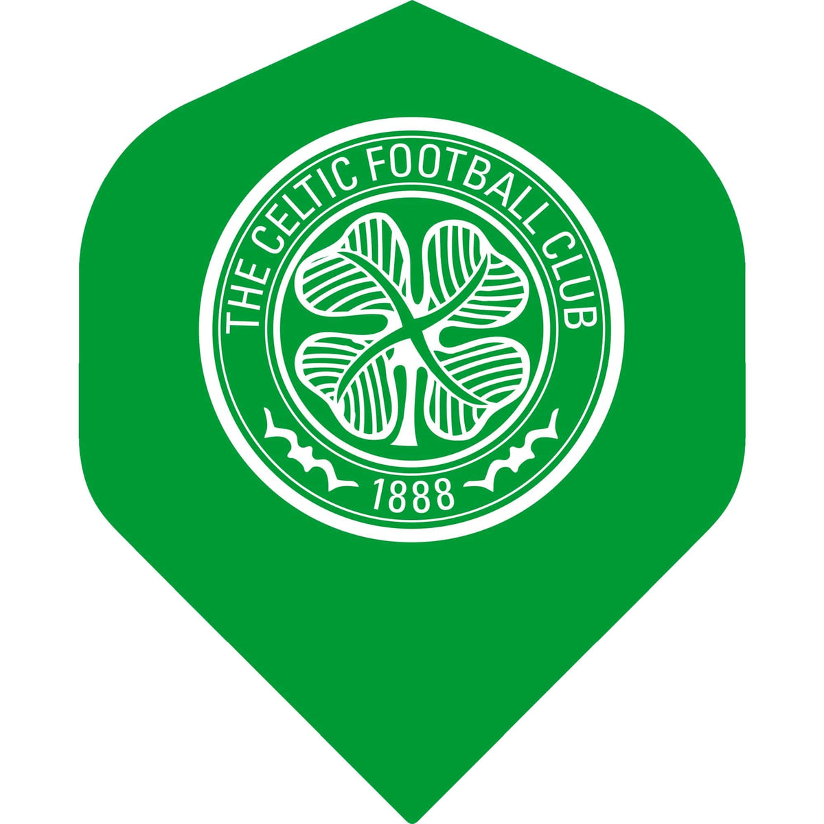 Celtic FC Dart Flights – 100 Mikron – Nr. 2 – Standard – F2 – Wappen