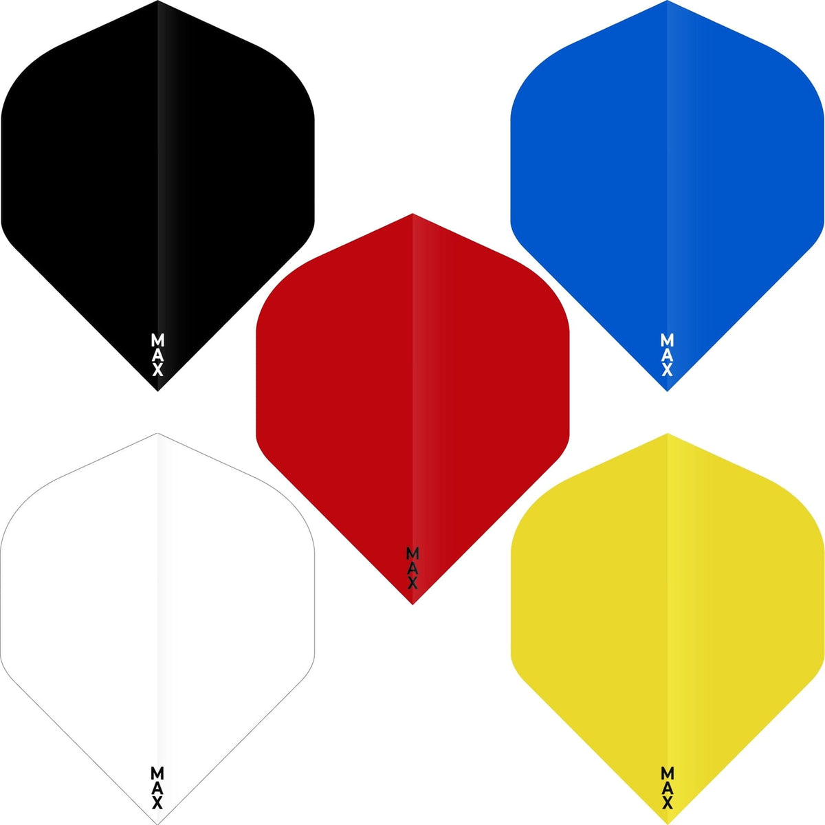 McCoy Power Max Dart Flights – 150 Mikron – Nr. 2 – Standard – solide